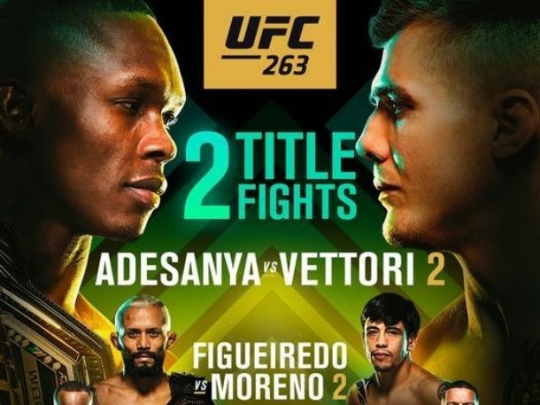 UFC 263 Adesanya vs Vettori 2: кард, расписание, трансляция